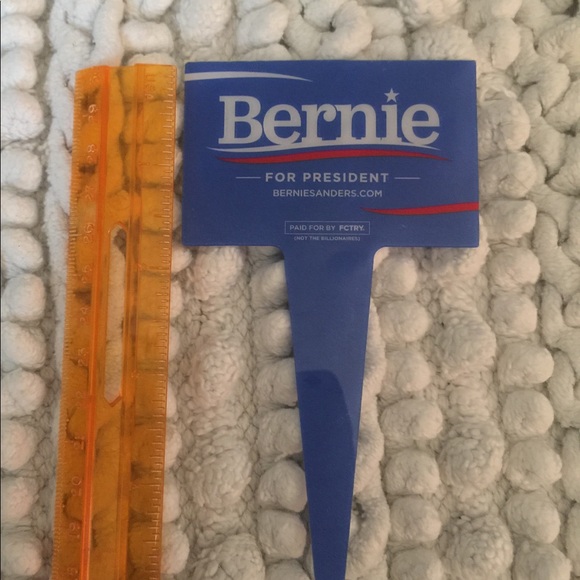 Other | Bernie 216 Campaign Button Mini Yard Sign | Poshmark